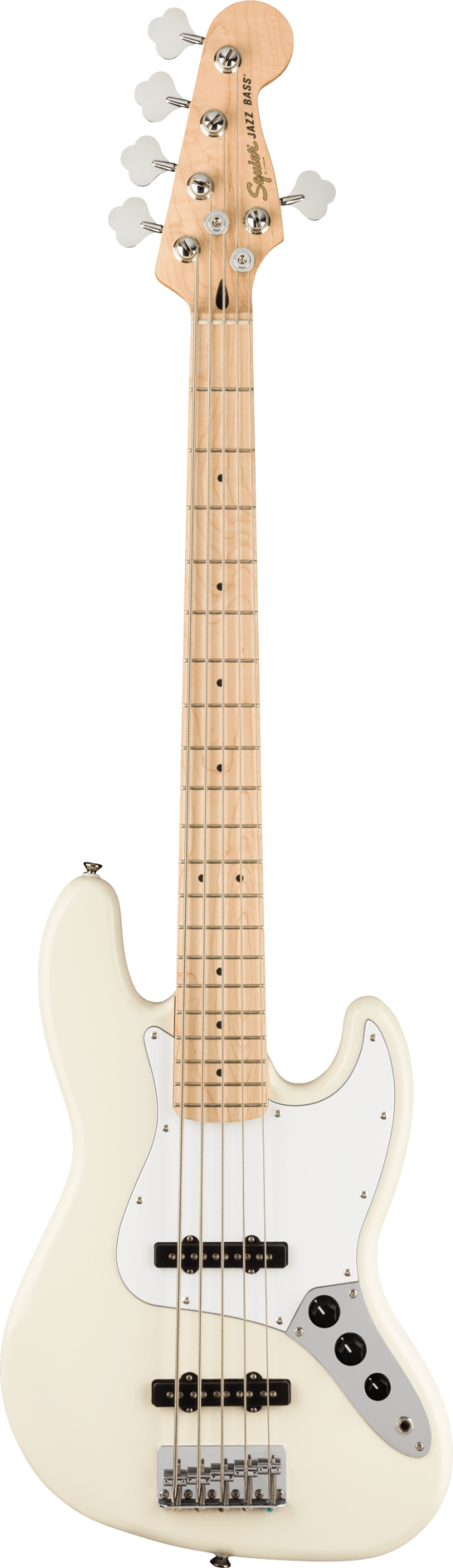 Squier AFFINITY SERIES™ JAZZ BASS® V Olympic White - Swing City Music