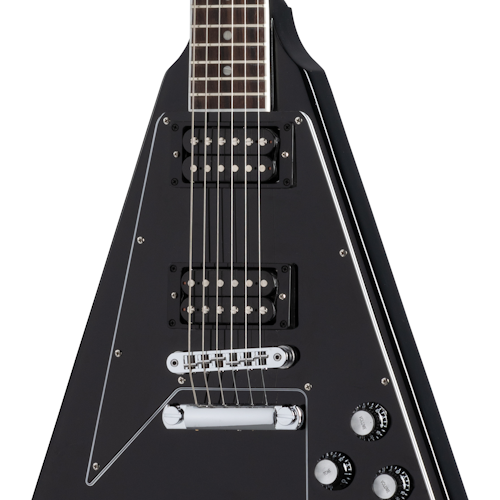 Gibson Flying V 70's - Ebony - Swing City Music