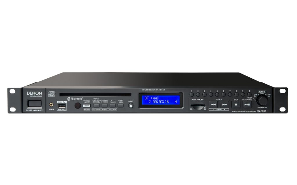 Denon Professional DN-300Z CD/Media Player with Bluetooth Receiver and ...