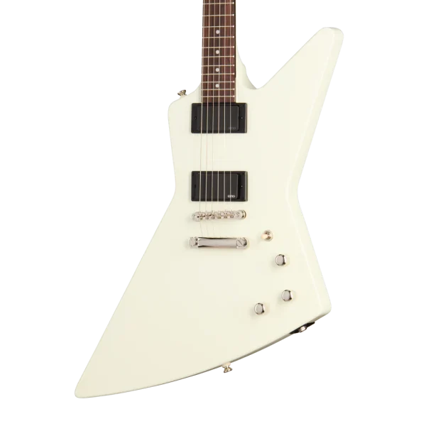 Epiphone Explorer 80s EMG, Classic White - Swing City Music